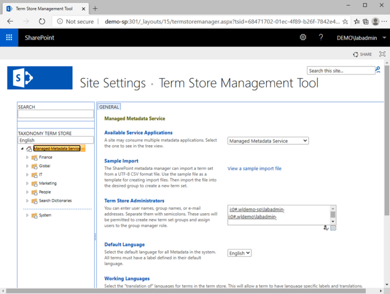 Microsoft SharePoint Server 2019 et Administration de SharePoint ...